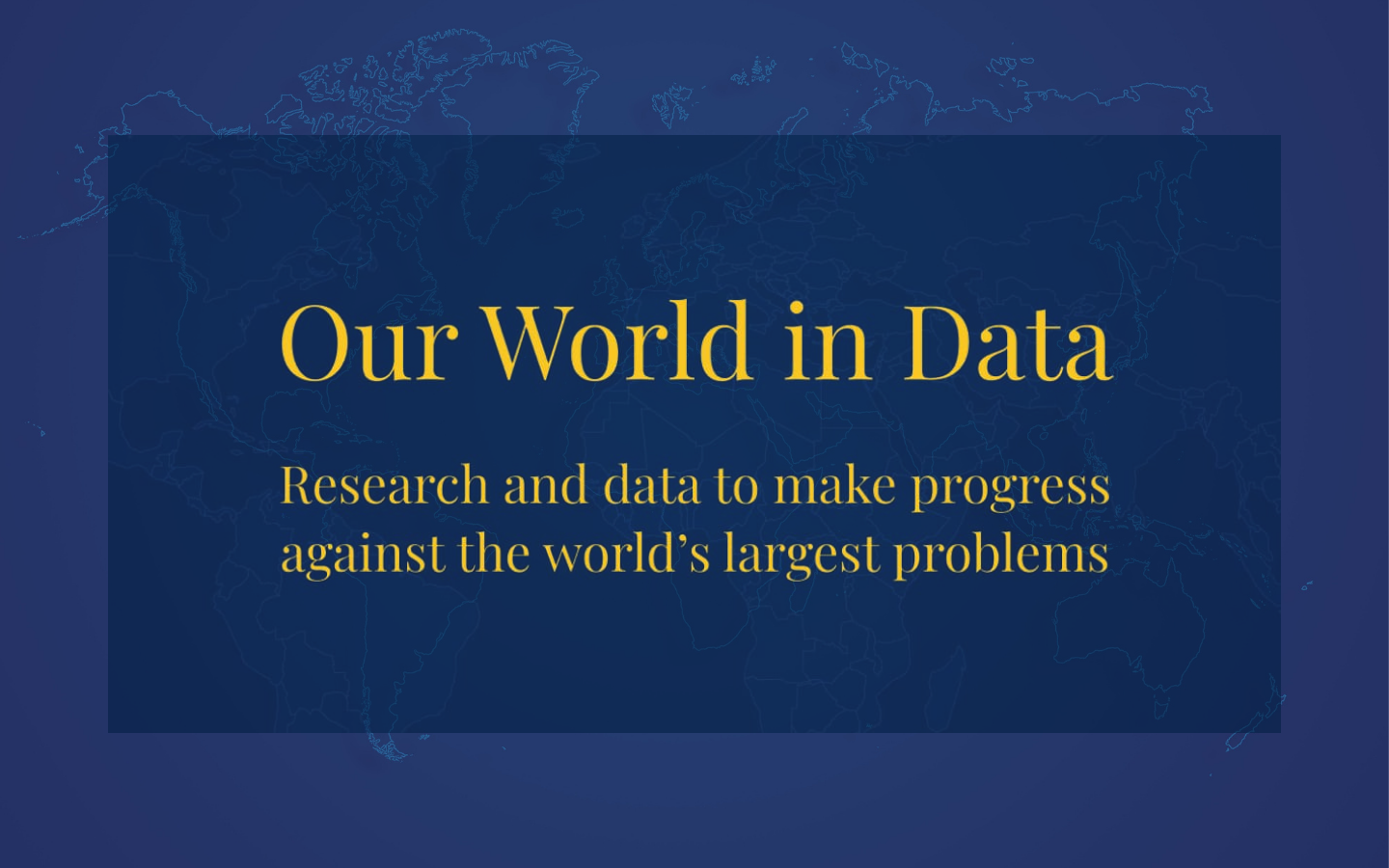 העולם שלנו בנתונים - Our World in Data - DigitalRosh
